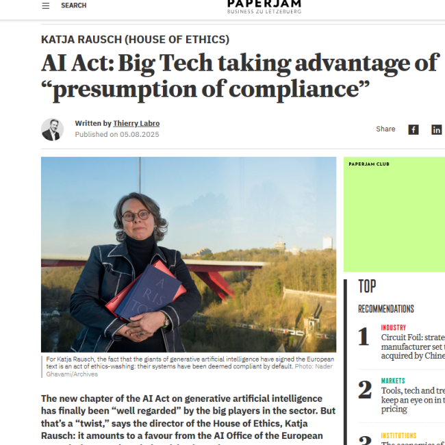 GDPR table – The House of Ethics™